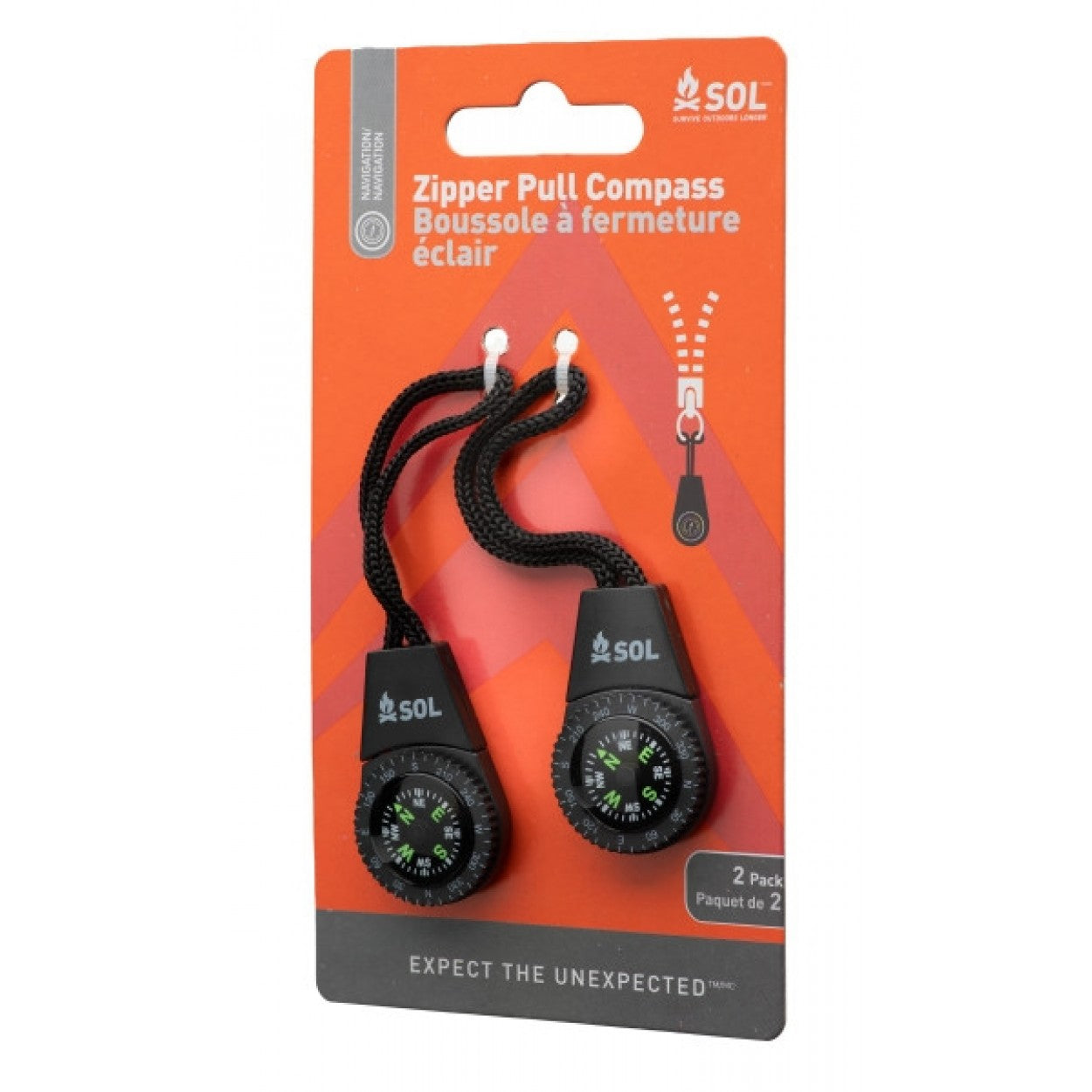 Compass Zipper Pull, 2 Pack – Casual Adventure Outfitters
